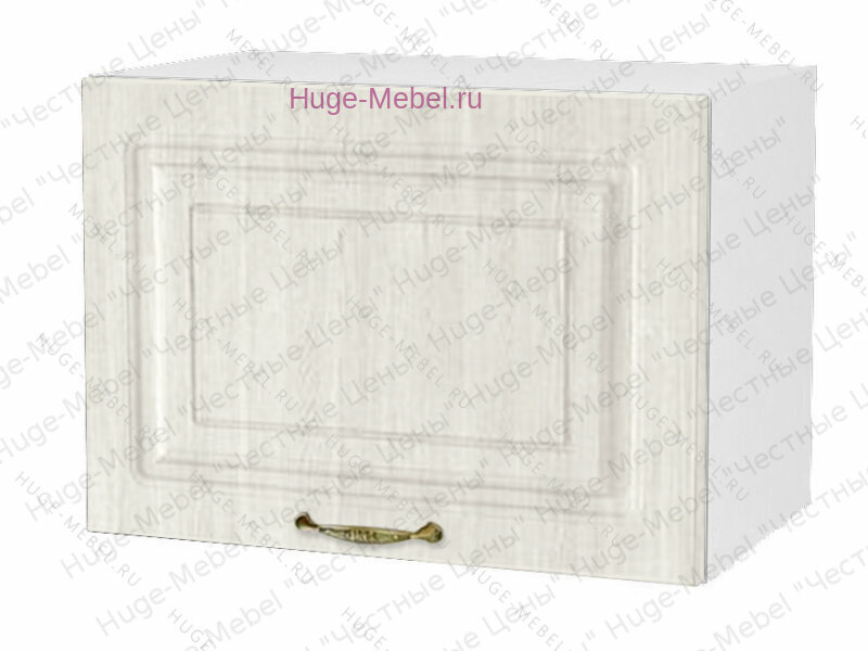 Горизонтальный кухонный шкаф верхний 400 Юлия (сандал белый) Huge Mebel . Ширина 400 Высота 358. Кухонные шкафы