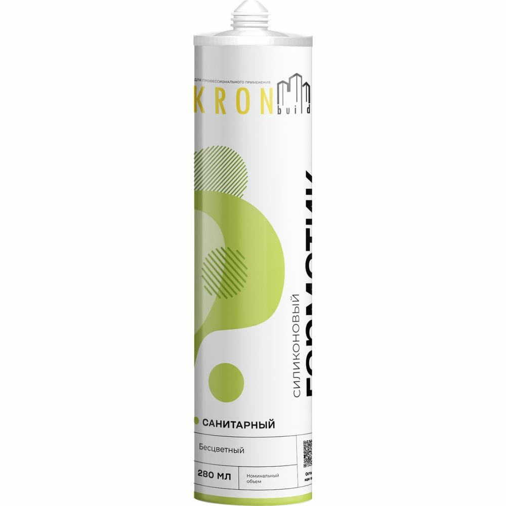 Силиконовый санитарный герметик Kronbuild SST28