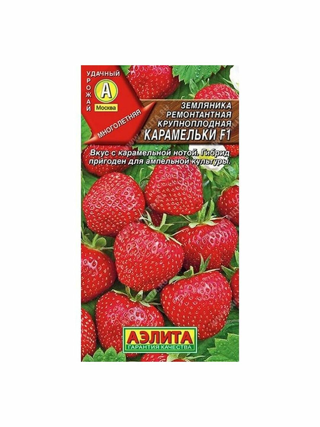 Семена Земляника Карамельки F1, Аэлита, 1 пачка - 10 семян