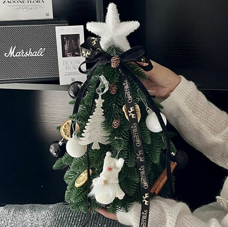 Рождественское украшение-Рождественская елка в стиле Эльфа-Семейное торжество