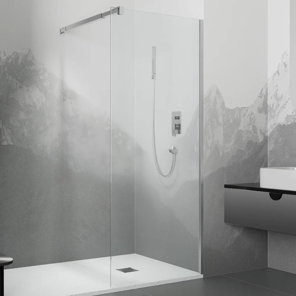 Душевая перегородка RGW Walk In WA-001 70x200, стекло прозрачное
