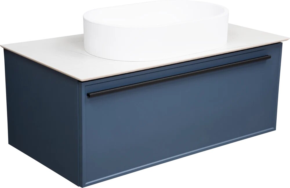 Тумба под раковину без столешницы La Fenice Elba 90, синяя