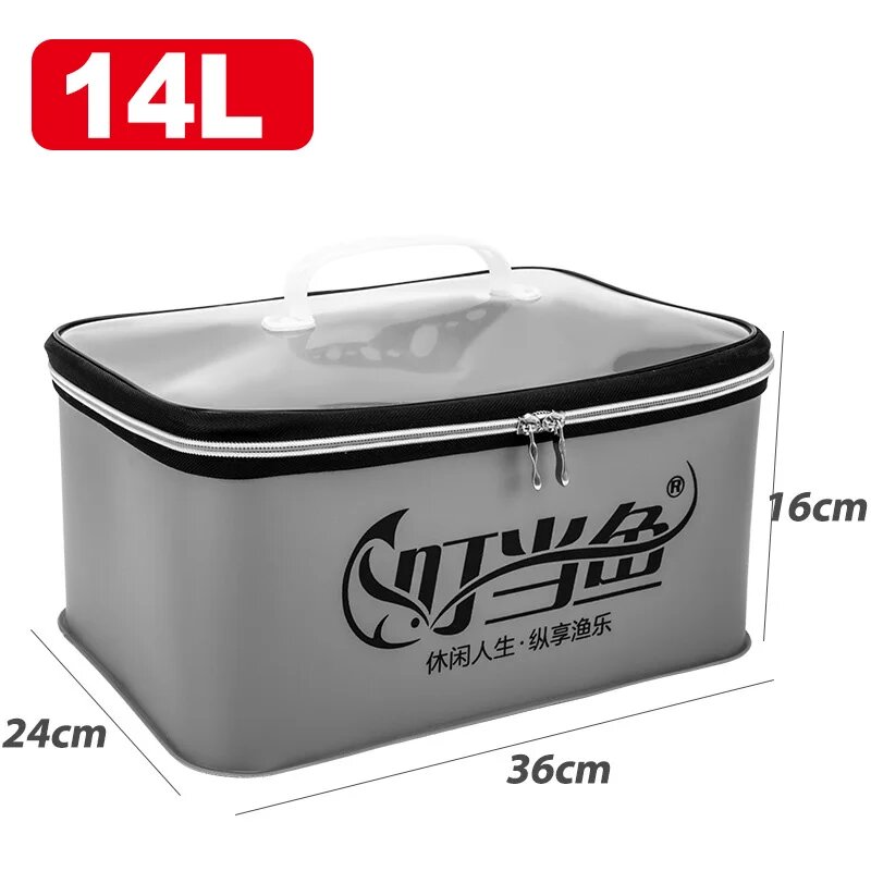 Сумки для рыбалки из ЭВА, Портативное Многофункциональное складное ведро, ящик для живой рыбы, контейнер для воды для кемпинга, ящик для хранения рыболовных снастей X364G