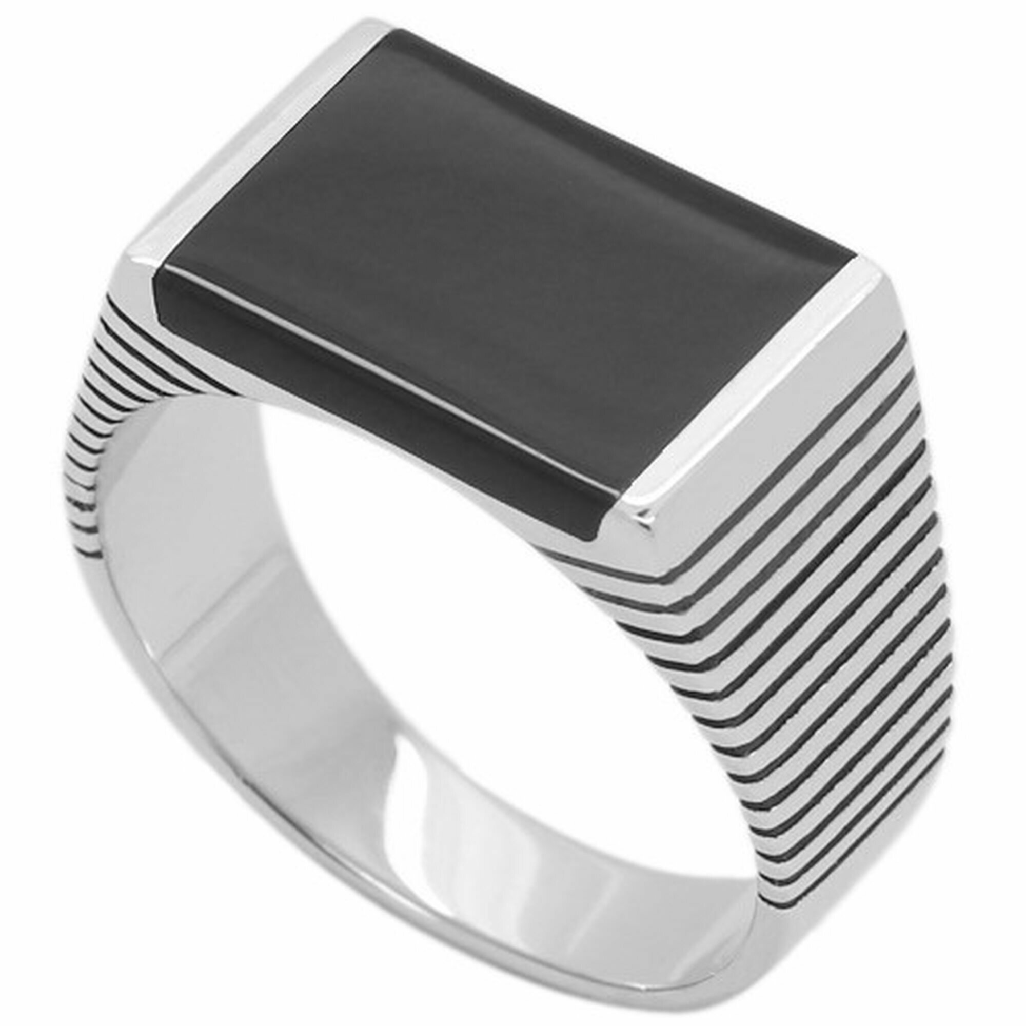 Печатка, серебро, 925 проба, родирование, эмаль