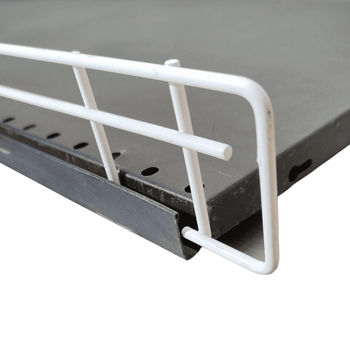 Ограничитель полки Ривьера 1240x65 мм, 10 шт, белый