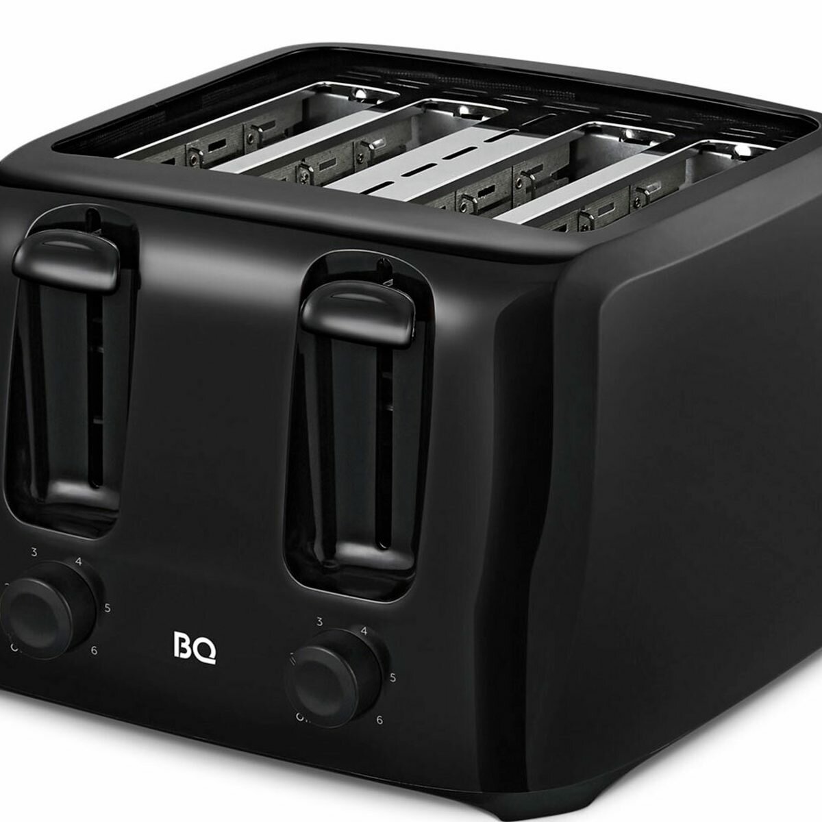 Тостер BQ T4001, 1400Вт, 4 тоста, 6 режимов, пластик, черный (86197957)