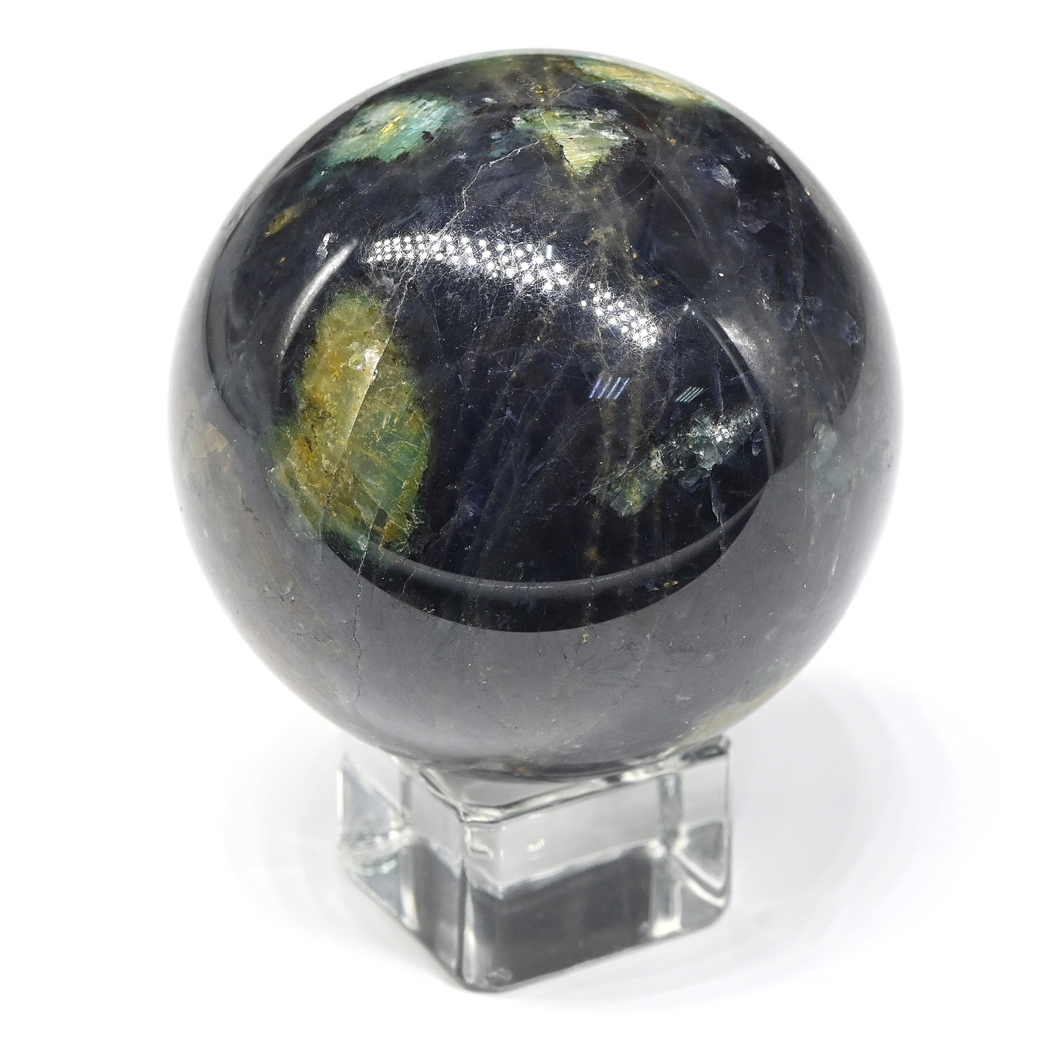 Иолитовый шар (кордиерит) диаметр 56мм .