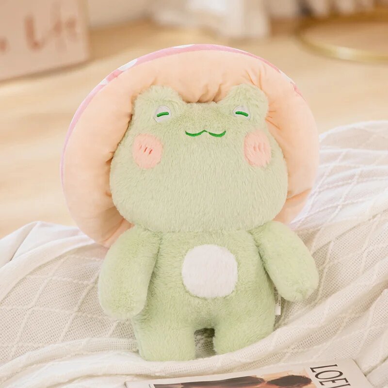 Плюшевая игрушка лягушка Lnvader 42cm Pink Hat