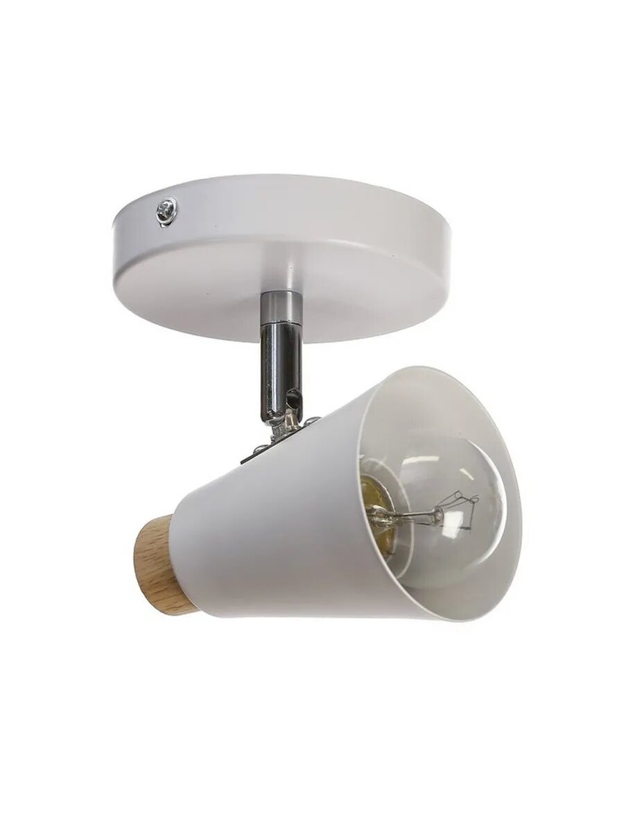 Современный спот с деревянным украшением