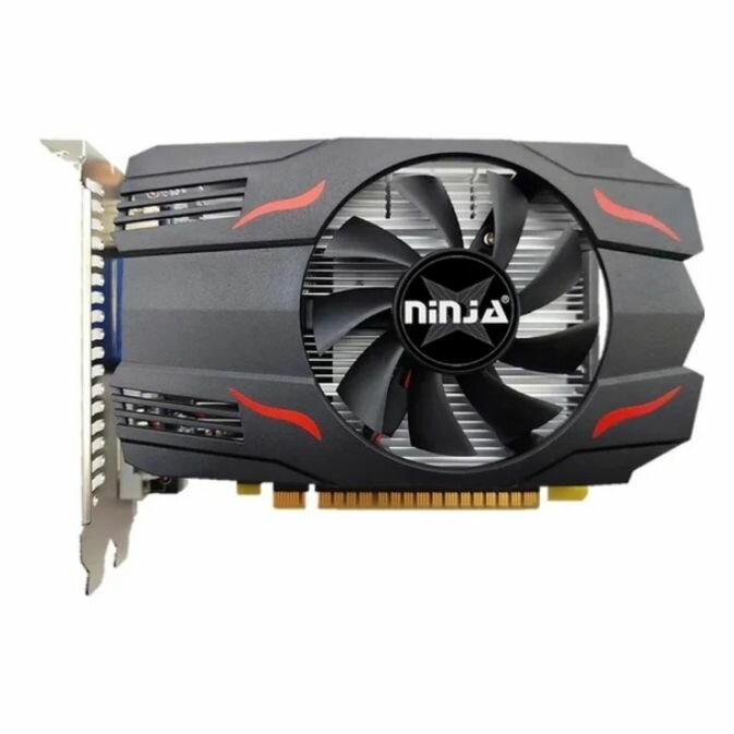 Видеокарта SINOTEX Radeon RX 550 NINJA 4G (AFRX55045F) - PCI Express 3.0/3.1 x16, 4 ГБ, GDDR5, 128 бит, DisplayPort, DVI, HDMI, GPU 1183 МГц
