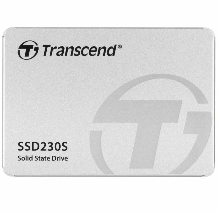 2 ТБ 2.5" SATA накопитель Transcend SSD230S (TS2TSSD230S) - SATA3 6.0 Гбит/с, чтение - 560 Мбайт/с, запись - 520 Мбайт/с, 3D NAND