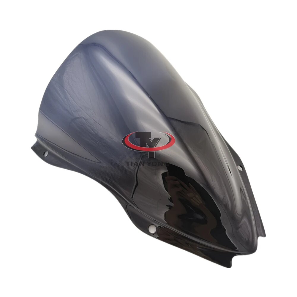 Ветровое стекло для Kawasaki Ninja ZX10R ZX-10R ZX 10R ZX10RR 2016 2017 2018 2019 2020 ветровое стекло с двойным пузырьком лобовое стекло, Черный