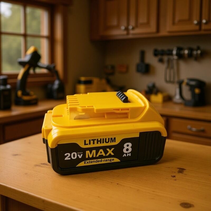 Аккумуляторная сабельная пила Совместима с DeWalt 20V Max, 0-3000 об/мин, Бесключевая замена лезвия, 4 лезвия в комплекте для резки дерева, металла, ПВХ