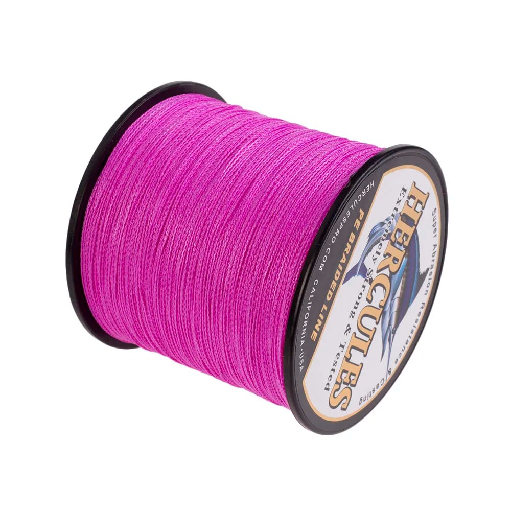 Рыболовная леска Hercules PE 7.0, 300 м, Розовый