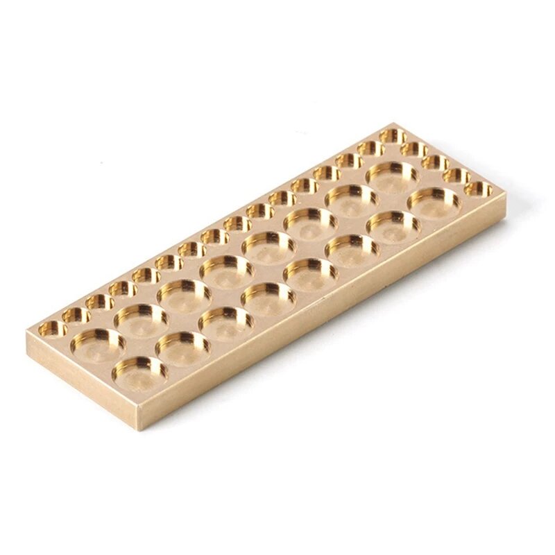 Медная коробка для хранения аксессуаров для часов, многофункциональная крошечная винтовая классификационная пластина для хранения инструментов для ремонта часов