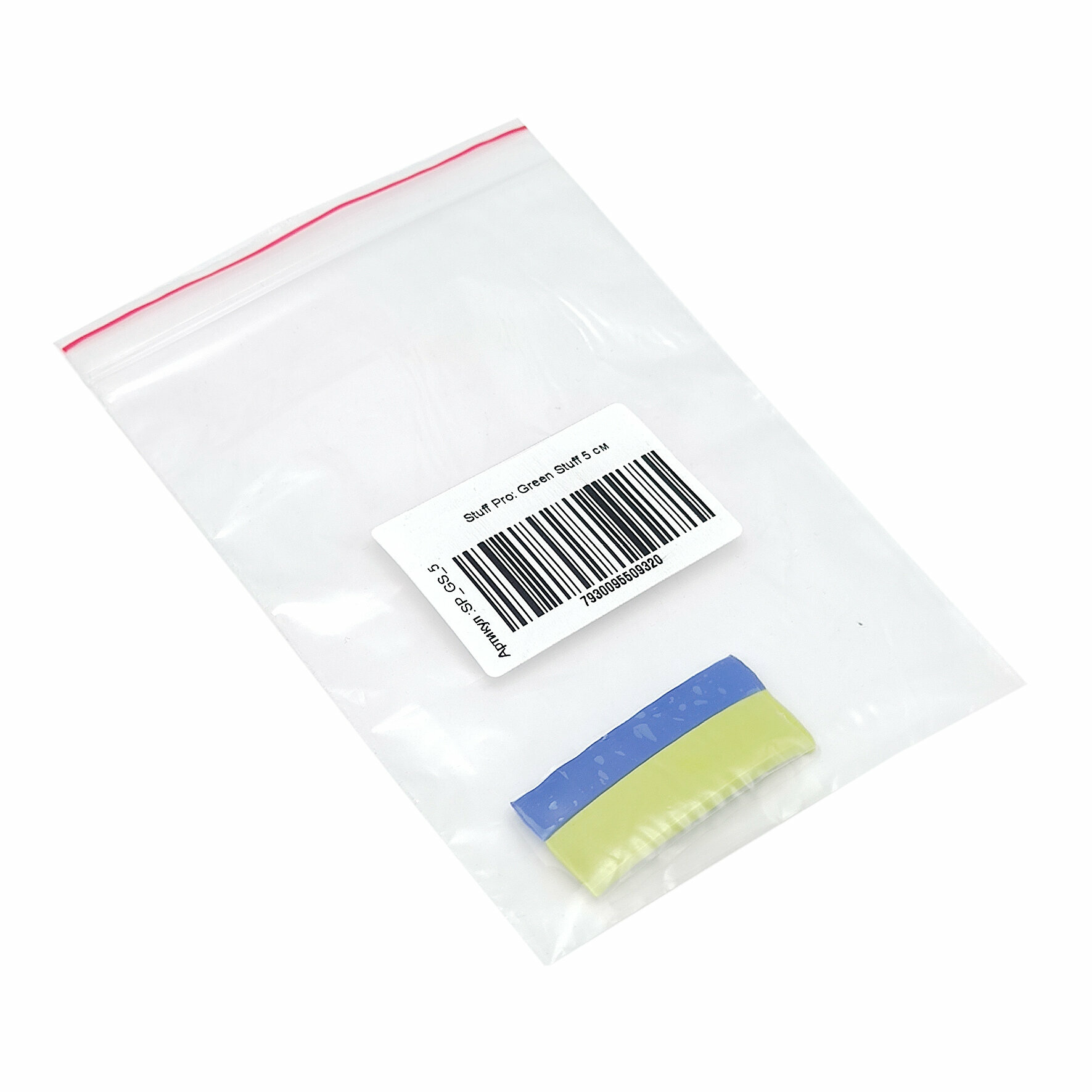 Затвердевающая эпоксидная паста Stuff Pro Green Stuff цельная 5 см