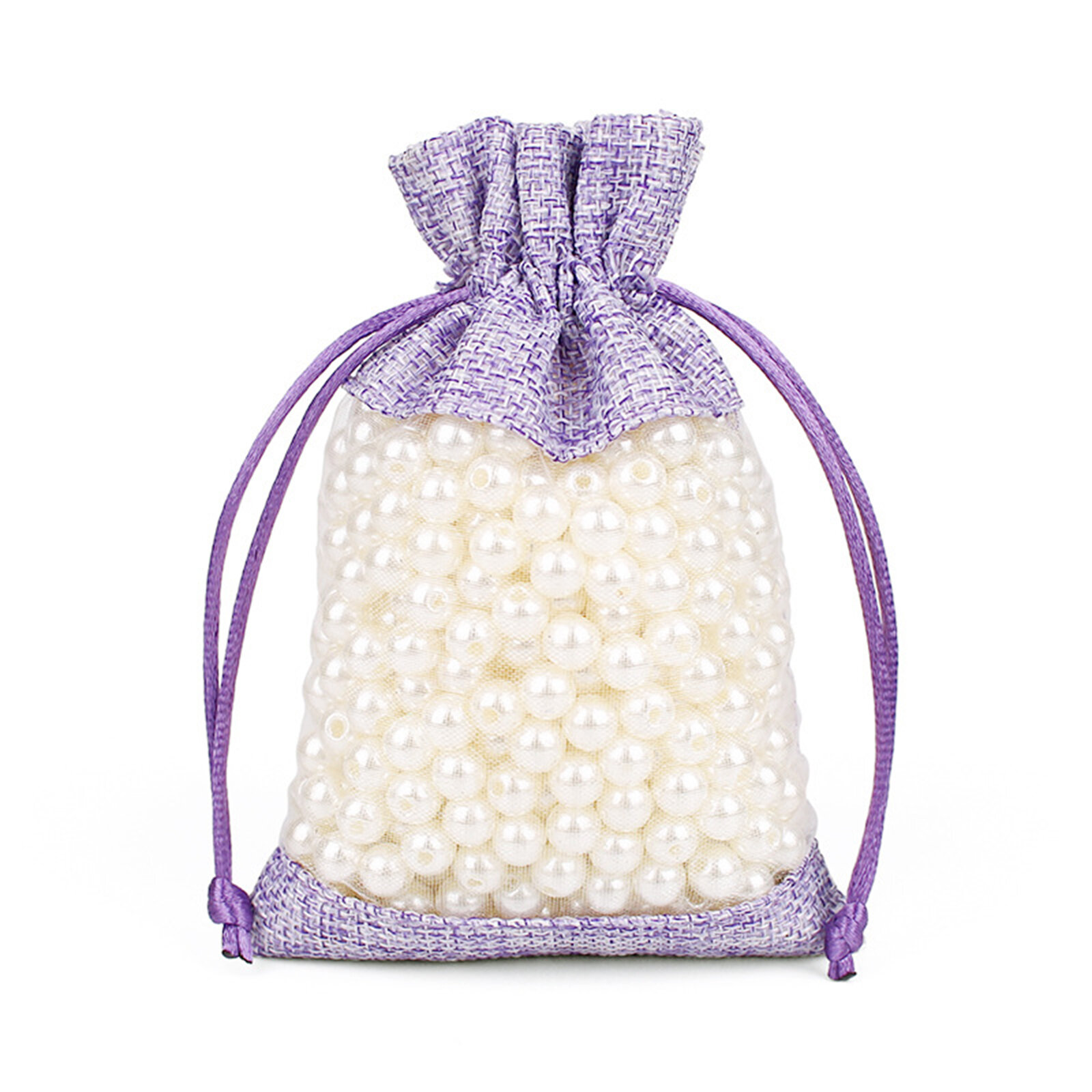Подарочные Пакеты на Шнурке Набор из 50 Сетчатых Мешков С Прозрачным Окном Для Хранения Тканевых Пакетов Для Упаковки Конфет Ювелирных Изделий Сережек Брелоков Упаковочная Сумка Для Свадебной вечеринки