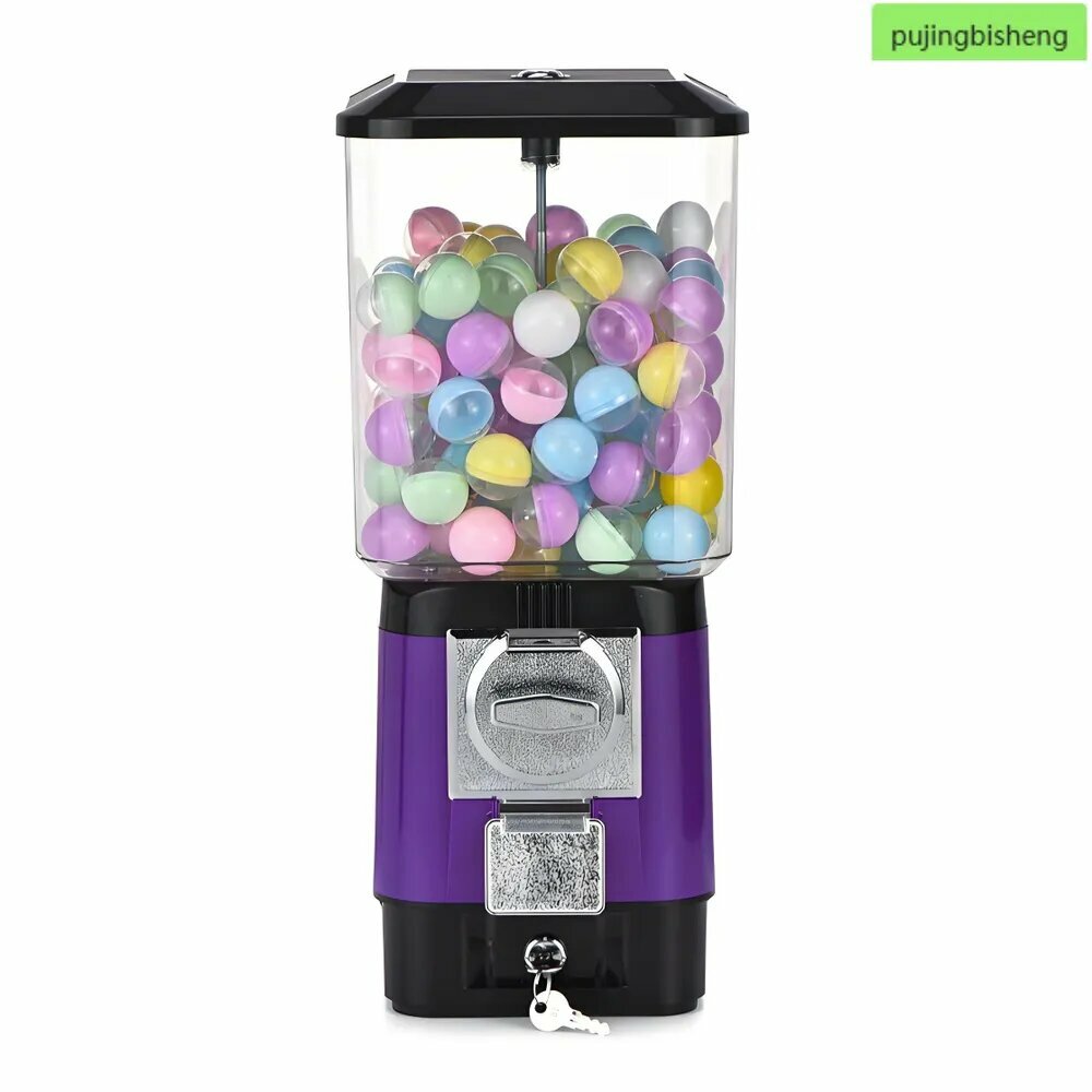 Вендинговый автомат для жвачек, попрыгунчиков, игрушек в капсулах и конфет/Опционально с монетным приводом/Механический торговый вендинговый аппарат KIDS'TOP