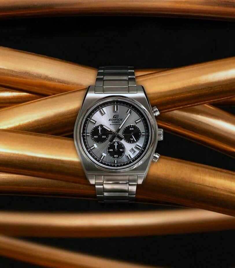 Наручные часы CASIO, белый, серебряный — фото 1