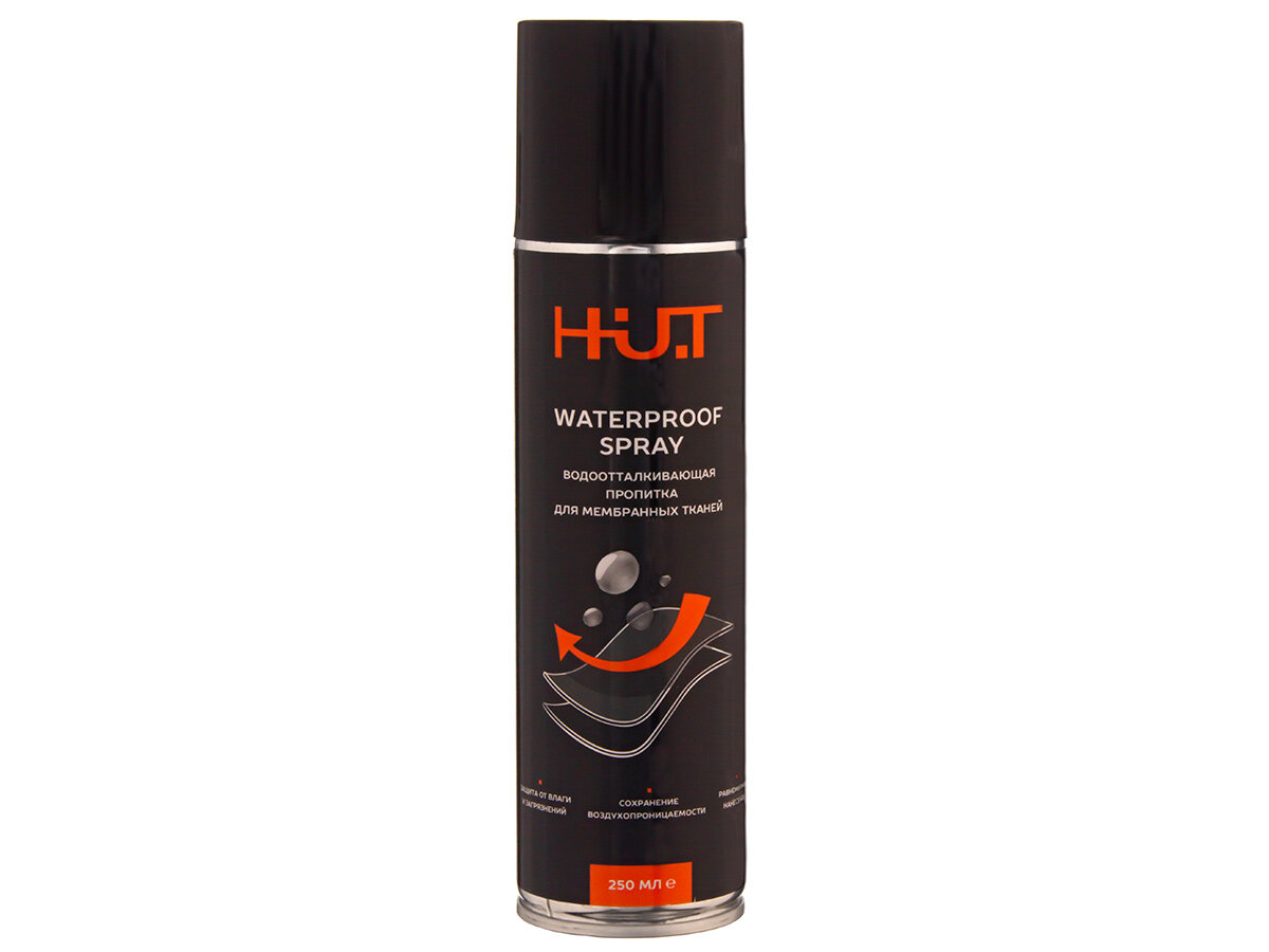 Пропитка для одежды водоотталкивающая H.U.T. для мембранных тканей, аэрозоль, 250 мл
