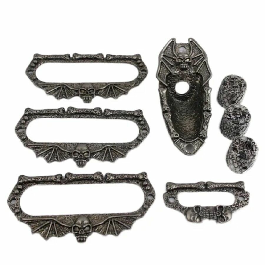 Комплект аксессуаров для ST ( рамки звукоснимателей, ручки потенциометров, накладка выходного разъема и рамка переключателя) от Guyker