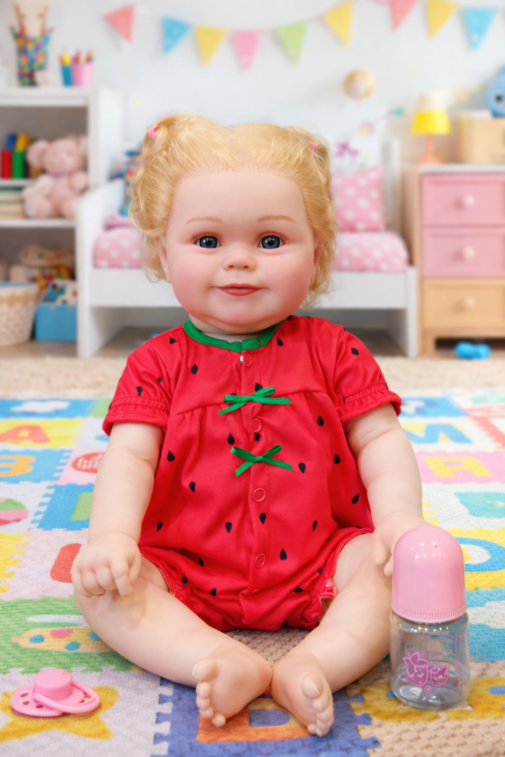 Кукла Реборн девочка Ирина(силиконовая) 50 см/ Реалистичная кукла