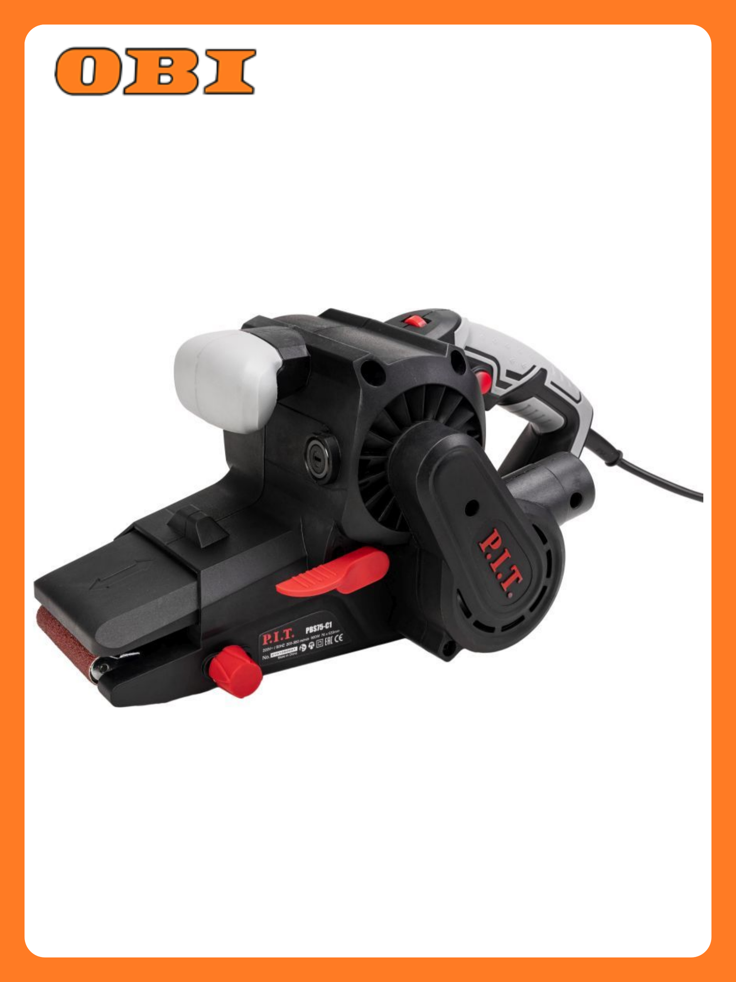 Шлифмашина ленточная P.I.T. PBS75-C1 900 Вт