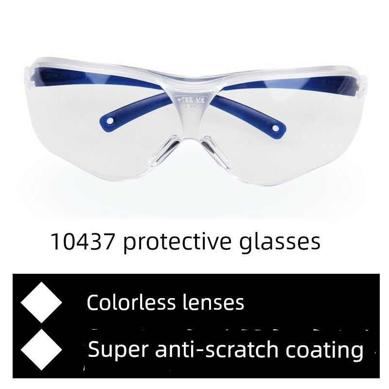 Оригинальные защитные очки 3M 10434: ударопрочные, пылезащитные, ветрозащитные, пескозащитные, противотуманные,