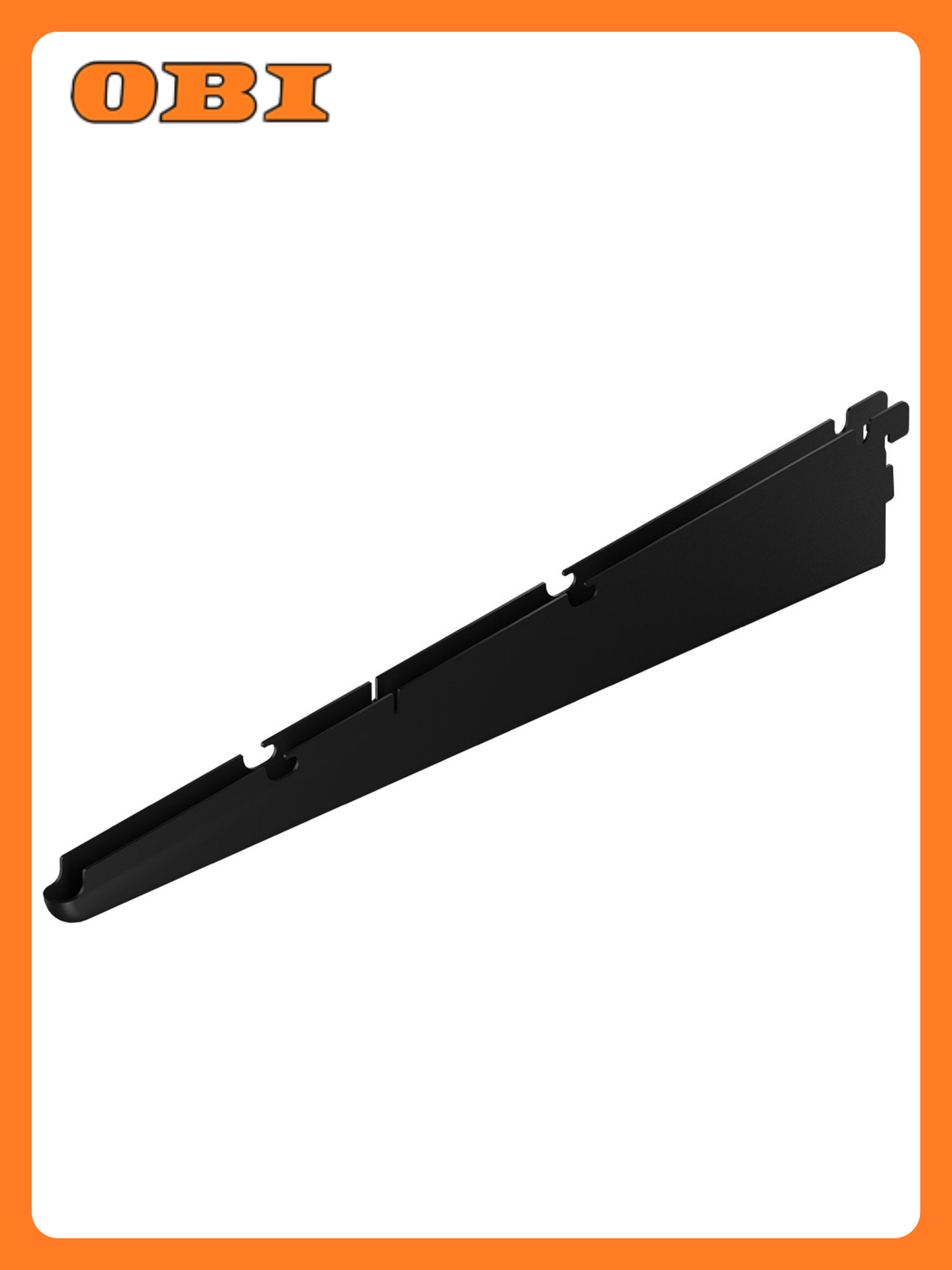 Кронштейн для гардеробной системы Larvij L9240BL черный 435x10x70 мм