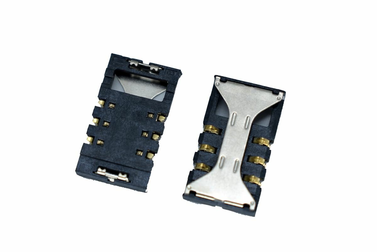 Коннектор SIM-карты (сим), mmc коннектор для Meizu MX1 (S137)