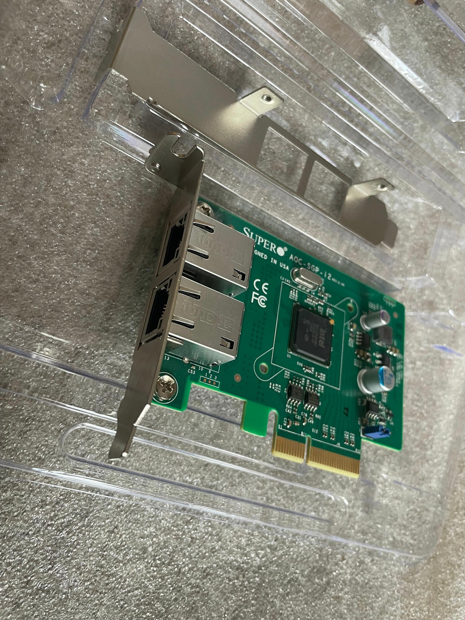 Сетевая карта Supermicro AOC-SGP-I2