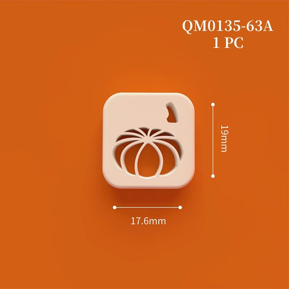 Мини-формы для резки глины серии фруктов и овощей Оранжевый, QM0135-63A