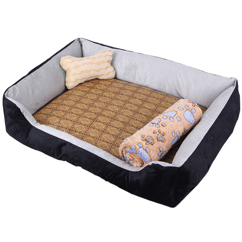 Маленькая собачья будка Универсальный коврик для четырех сезонов Клетка для собак квадратная (с ковриком) 12.5kg