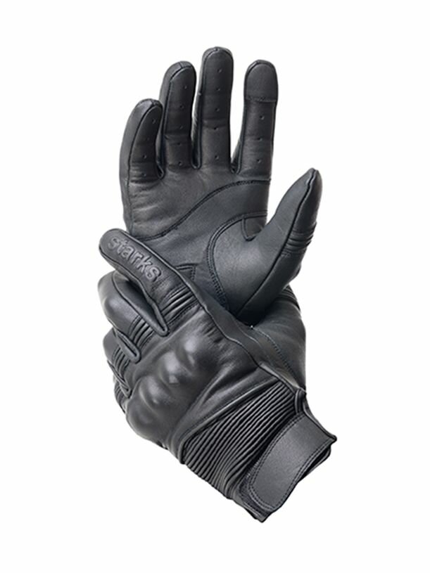 STARKS Мотоперчатки Alfard (кожа) черный муж.