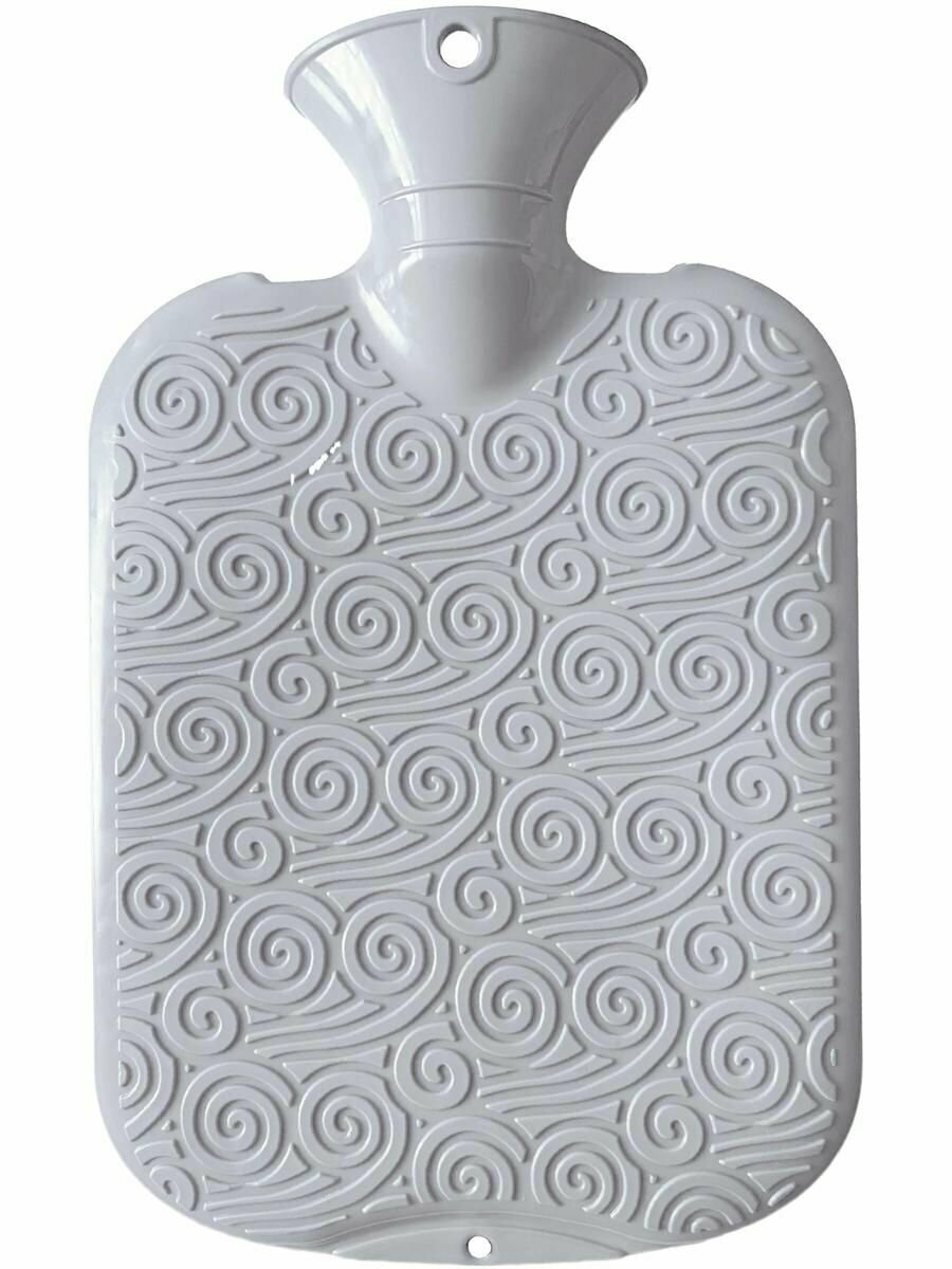 Грелка гипоаллергенная ПВХ 2 л, серая