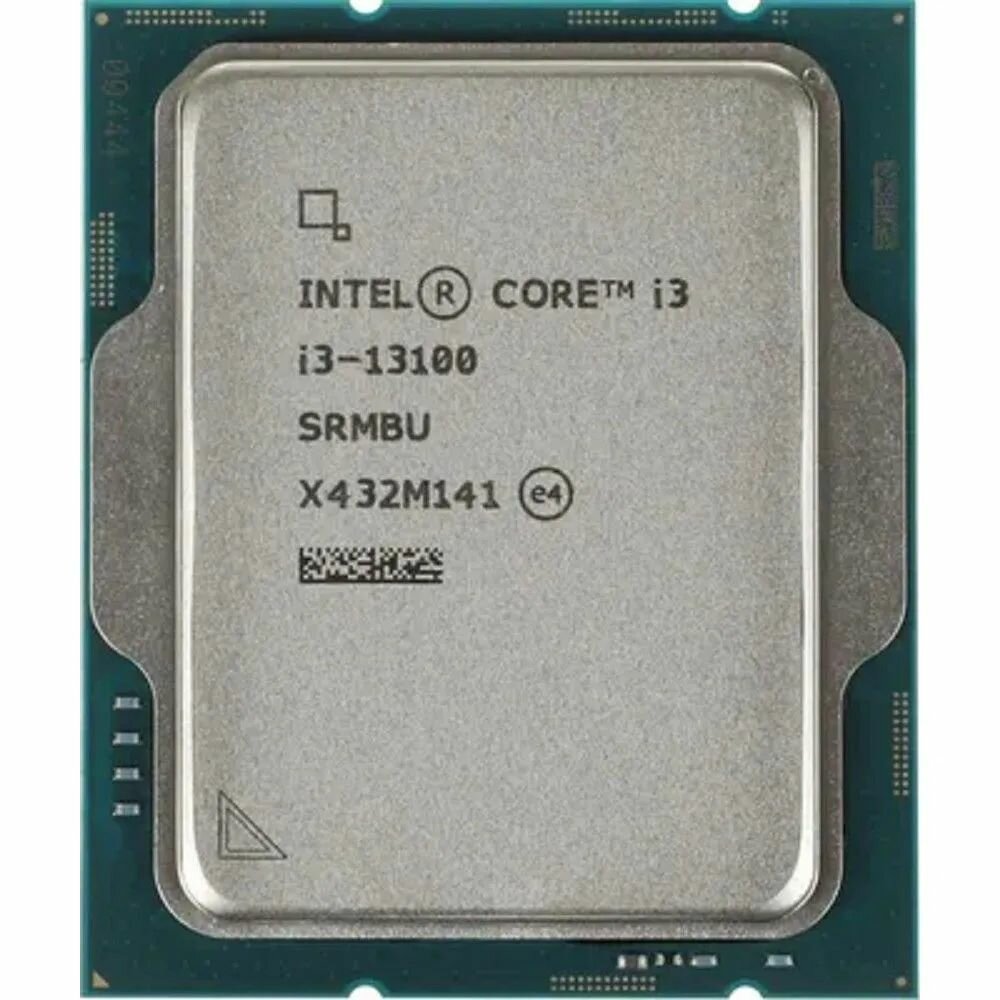 Процессор Intel Core i3-13100, 4x3400-4500 МГц, LGA1700, UHD 730, кэш 12 Мб, OEM