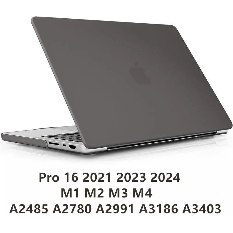 Чехол для MacBook Pro 16 M1 М2 М3 M4 2021 2023 2024 матовая крышка корпуса shell