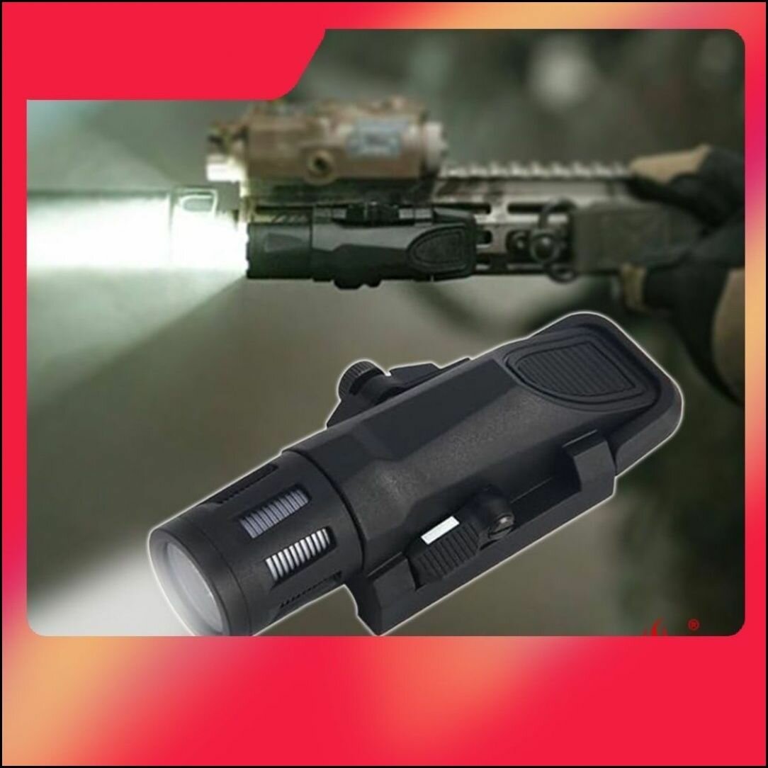 Тактический фонарь N&E WMLG2 с премиум стробоскопом и режимами высокой низкой яркости