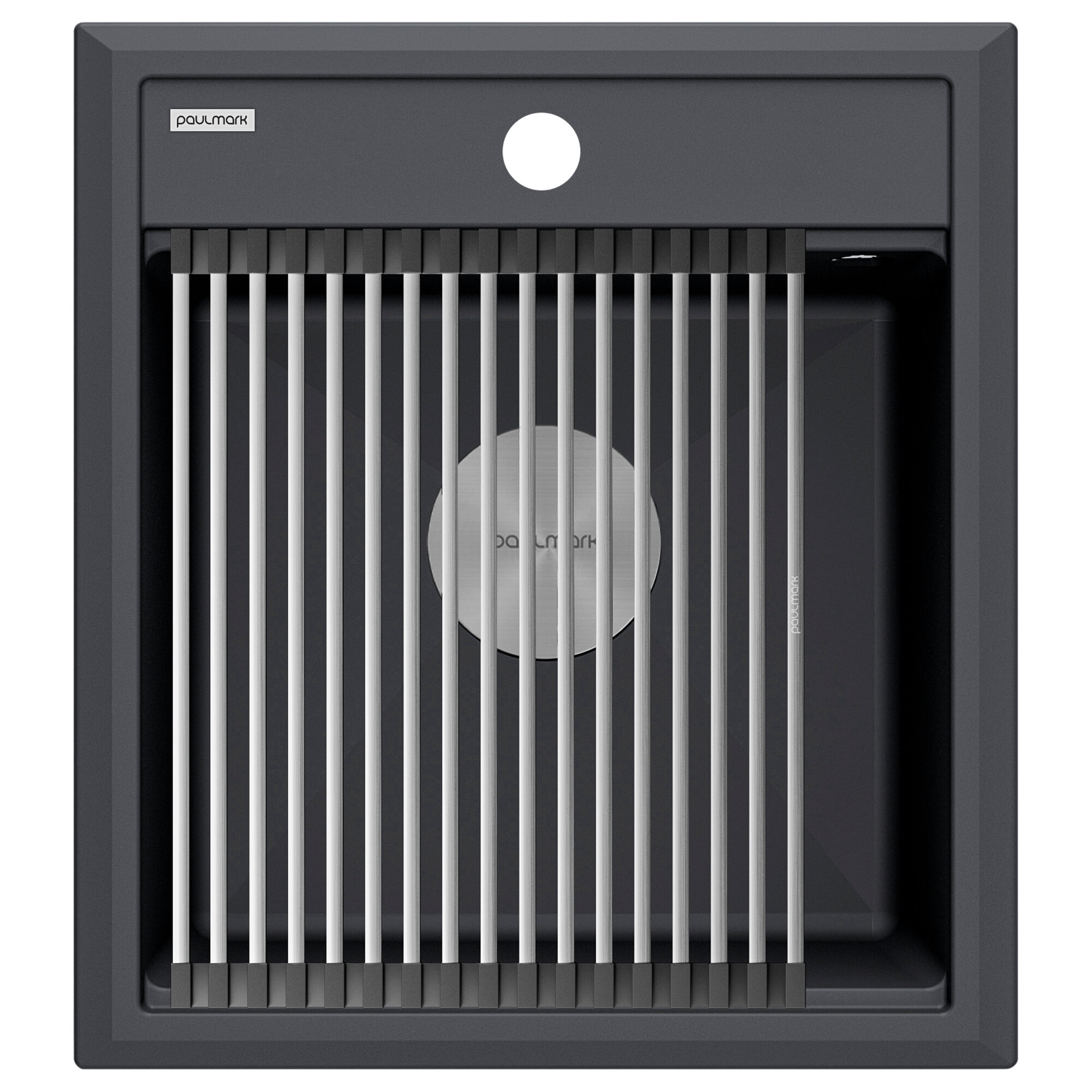 Кухонная мойка Paulmark STEPIA 45 PM114651-AN антрацит Искусственный камень