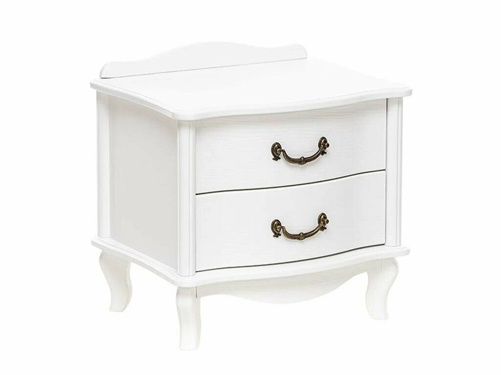 Тумбочка прикроватная "Джульетта" 2 ящ. (молочный дуб ) Вис