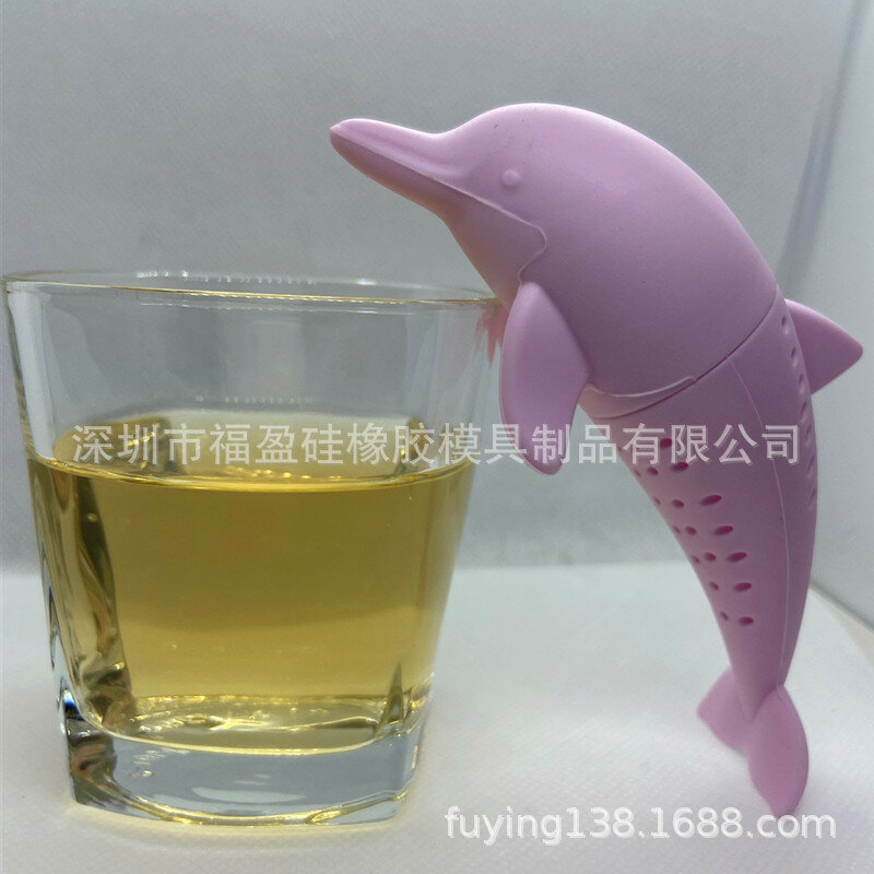 В наличии силиконовый заварник для чая в виде дельфина, креативные повседневные необходимости, заварник для чая в виде морского конька на Amazon