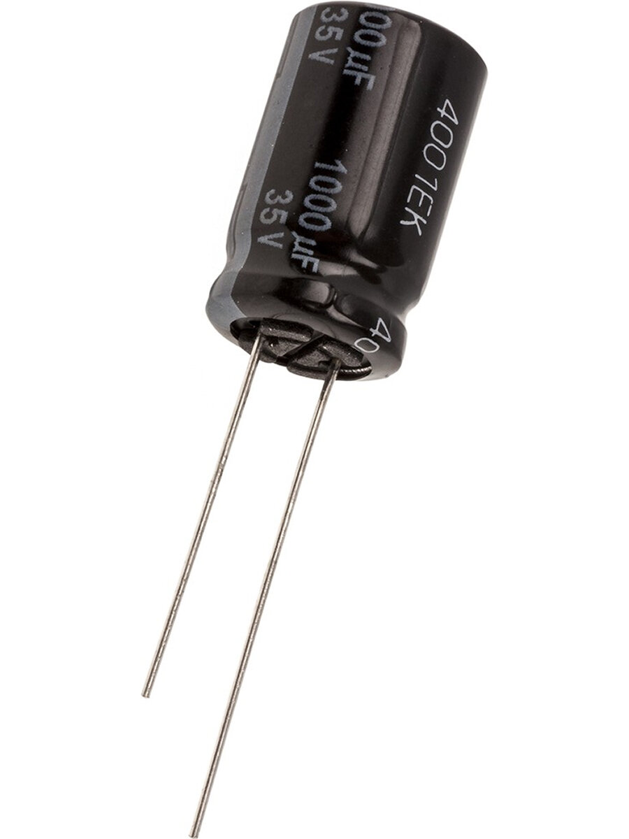 Конденсатор 1000мкФ 35В 12.5*20мм 105C Panasonic EEUFR1V102 2600мА 10000час
