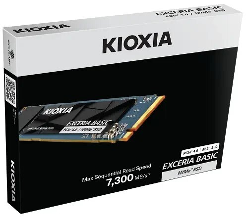 1000 ГБ M.2 NVMe накопитель KIOXIA EXCERIA BASIC [LSF10Z001TG8]