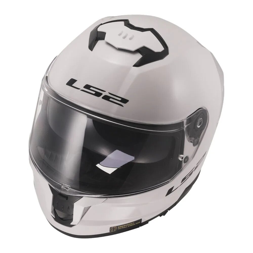 Мотошлем LS2 FF808 STREAM II Solid Gloss White XL — фото 1