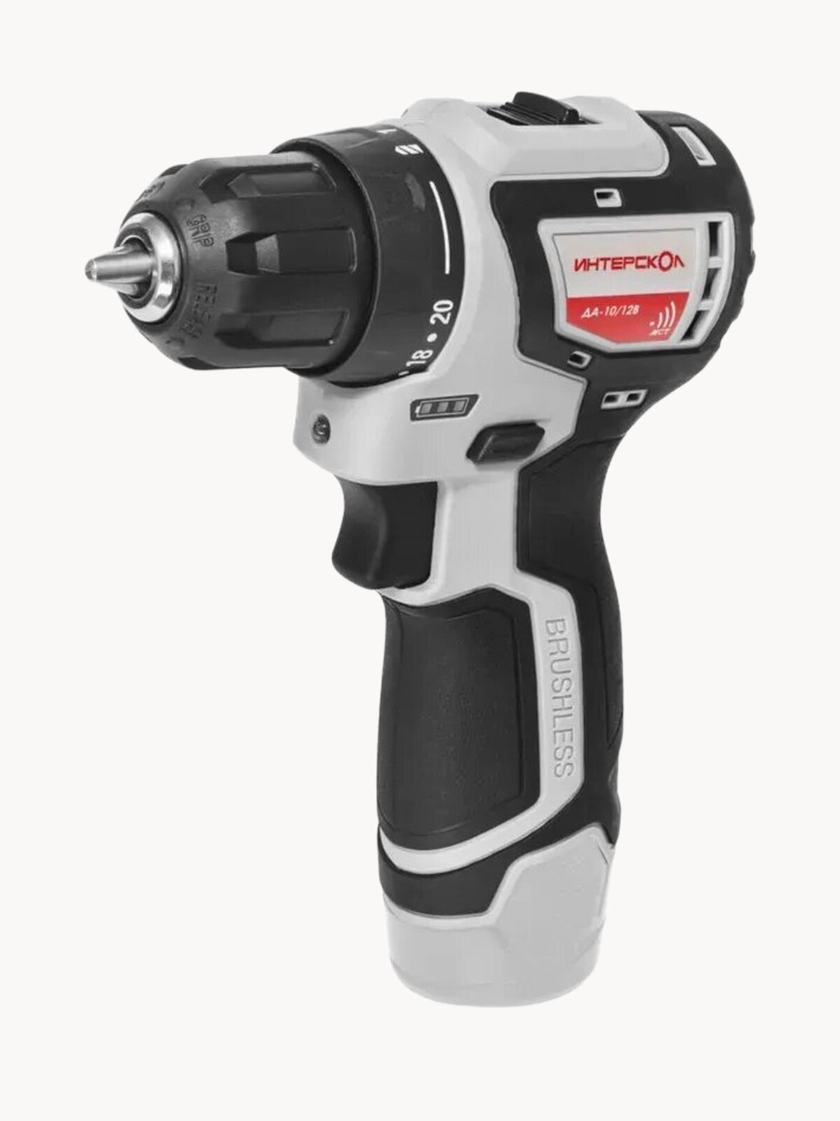 Дрель-Шуруповерт ИНТЕРСКОЛ МиниМакс ДА-10/12В, без АКБ и ЗУ, Li-Ion, 36 Н·м, 2 скорости