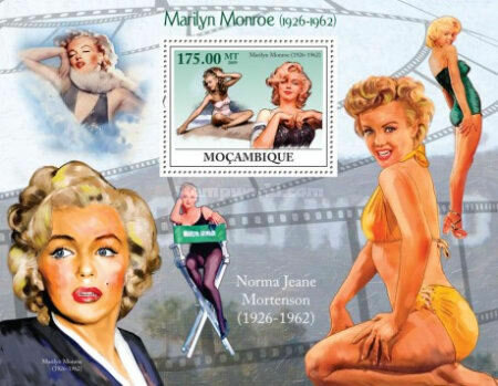 Почтовые марки Мозамбик 2009г. "Мэрилин Монро, 1926-1962" MNH