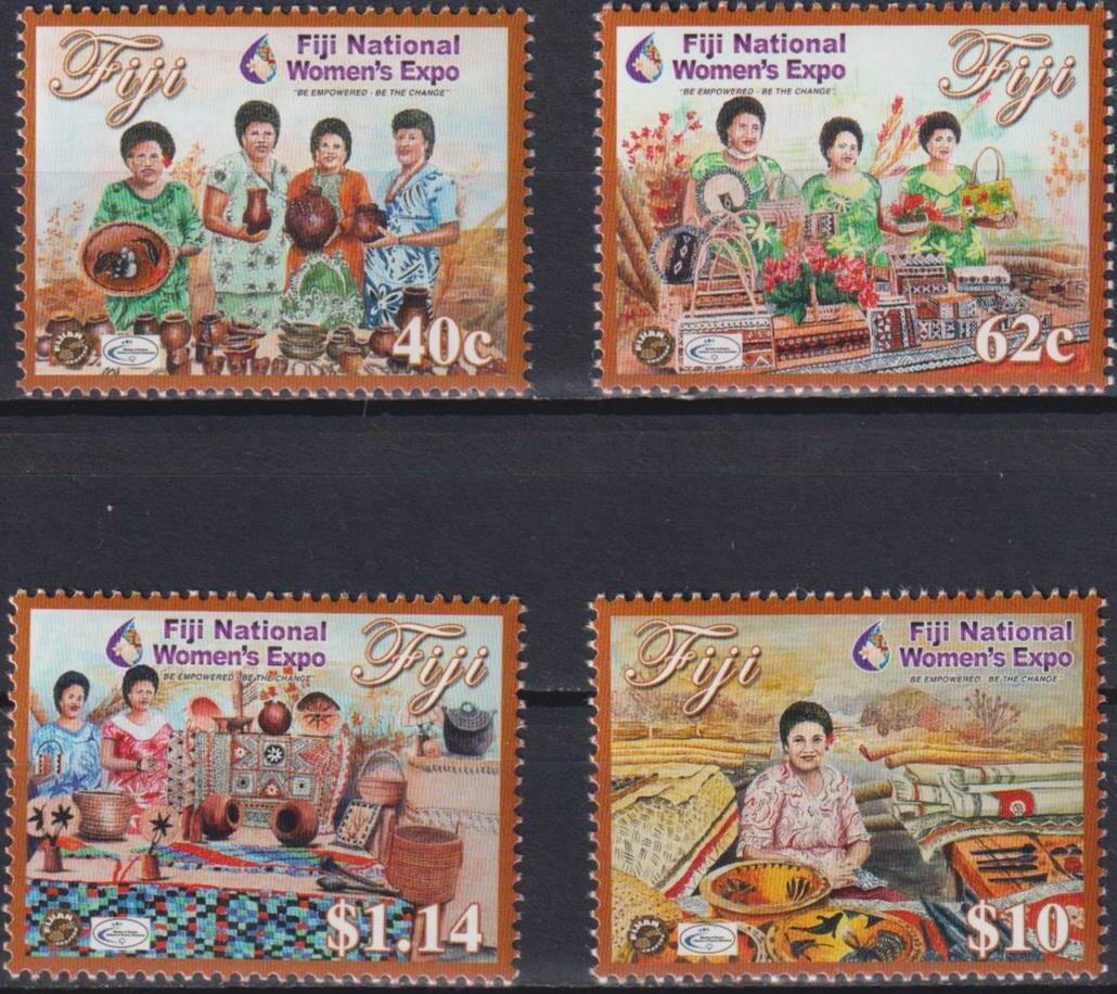 Почтовые марки Фиджи 2017г. "Национальная женская выставка" Культура MNH