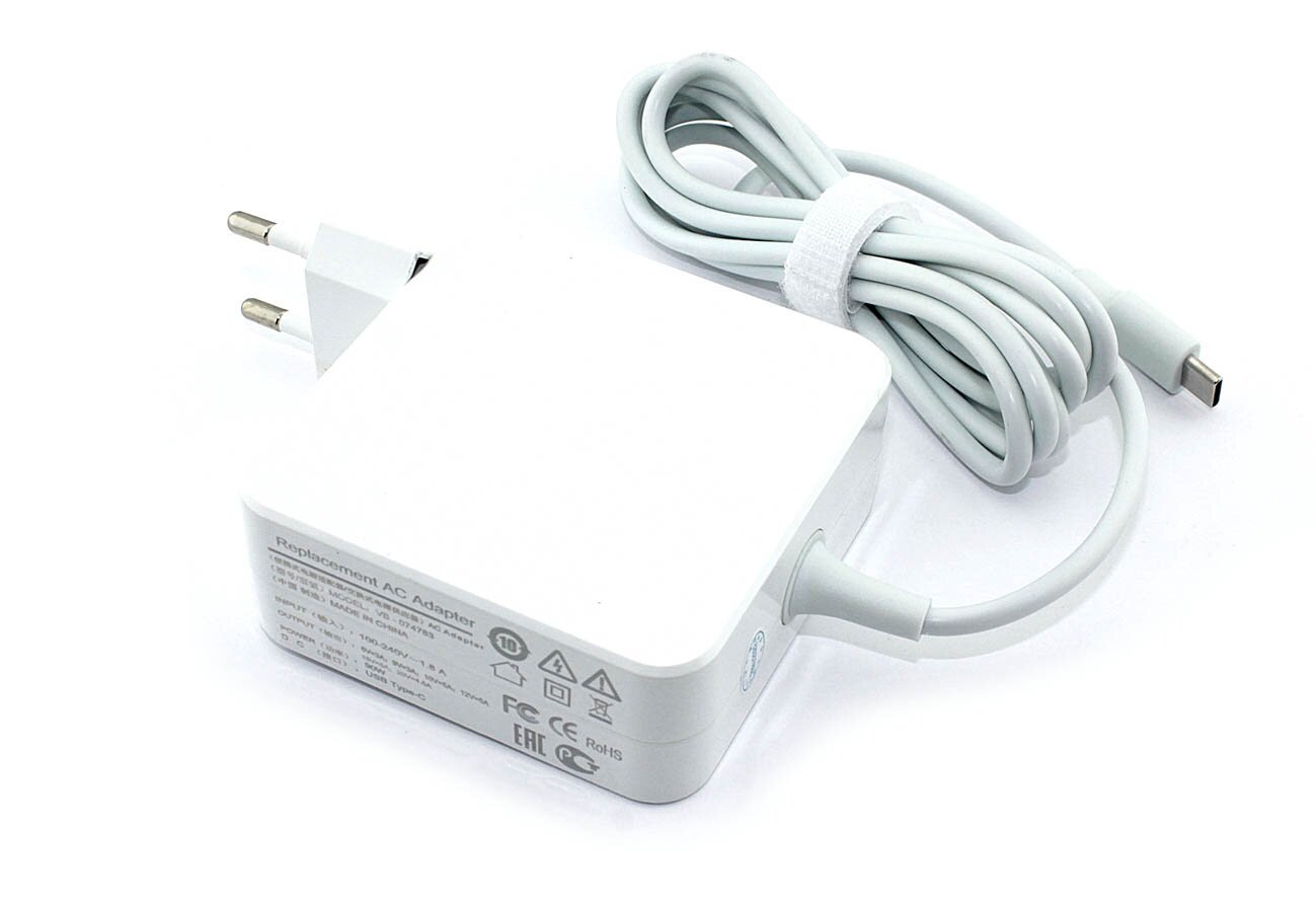 Блок питания для ноутбука Xiaomi 20V 4.5A (90W) разъем USB Type-C OEM Белый