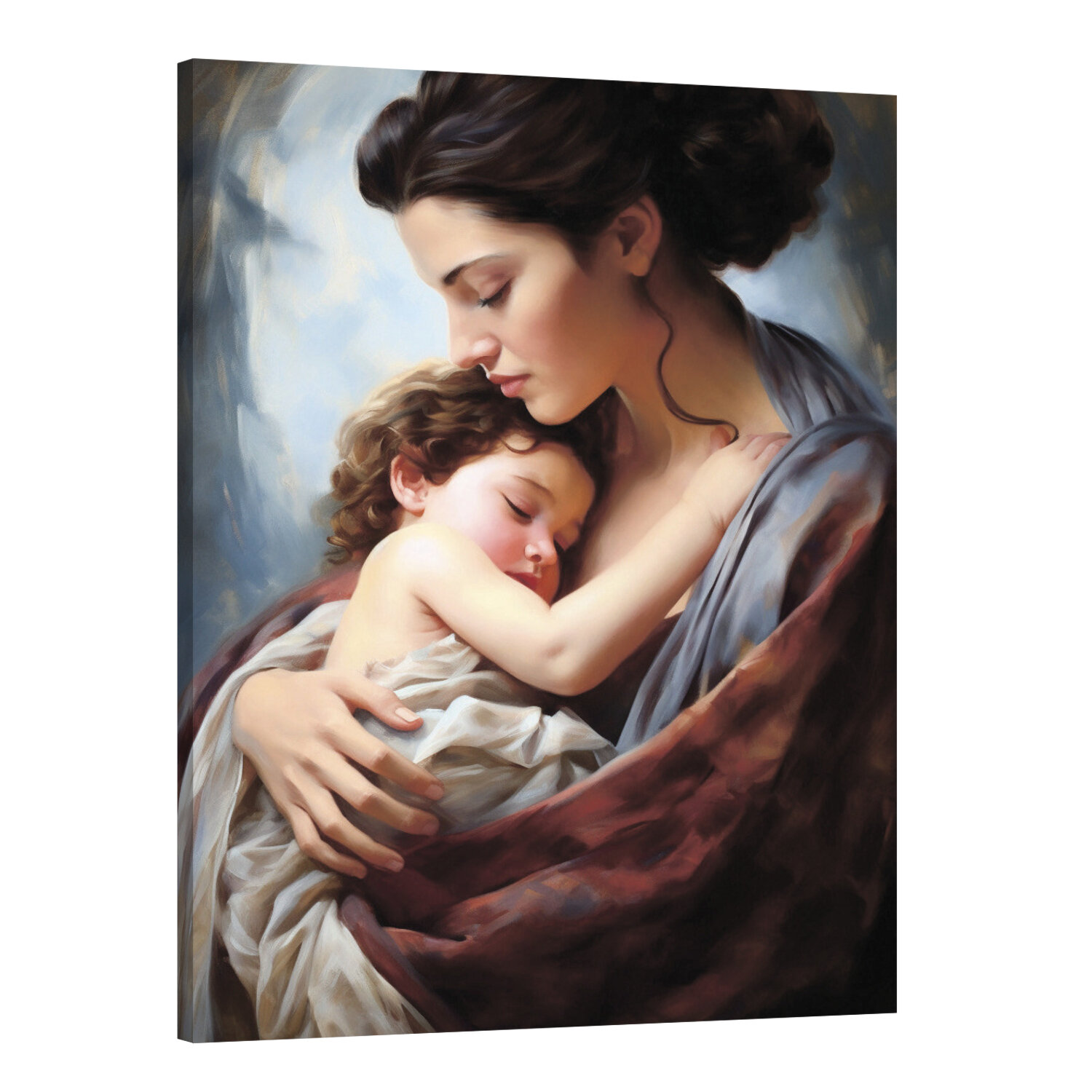 Интерьерная картина 50х70 "Мать и дитя"