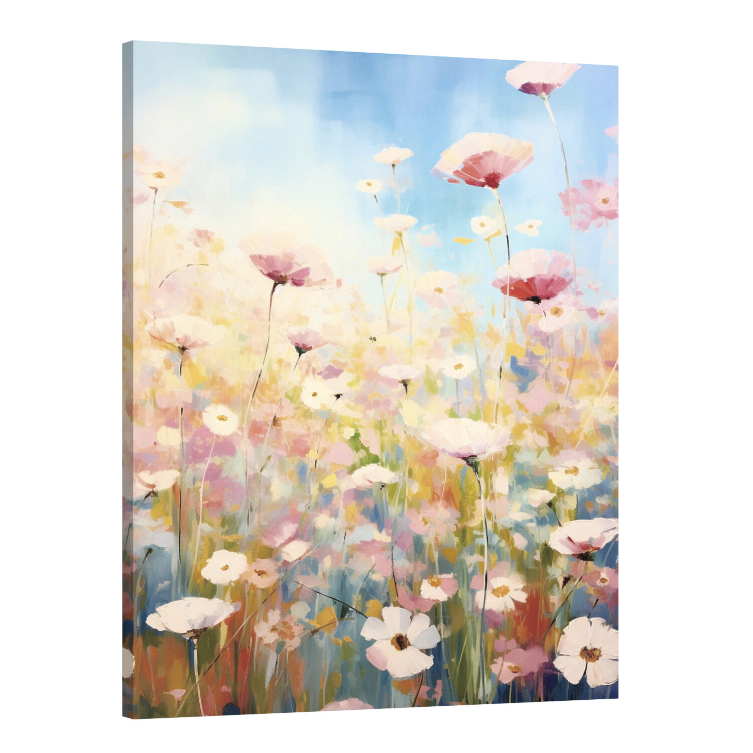 Интерьерная картина 50х70 "Радость и красота на полотне"